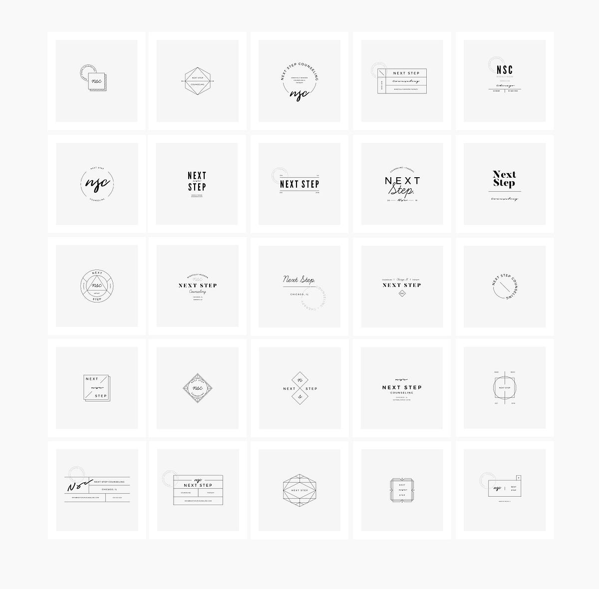 Next Step Counseling. Logo Design — Phase One | by Kevin McCollow | Medium