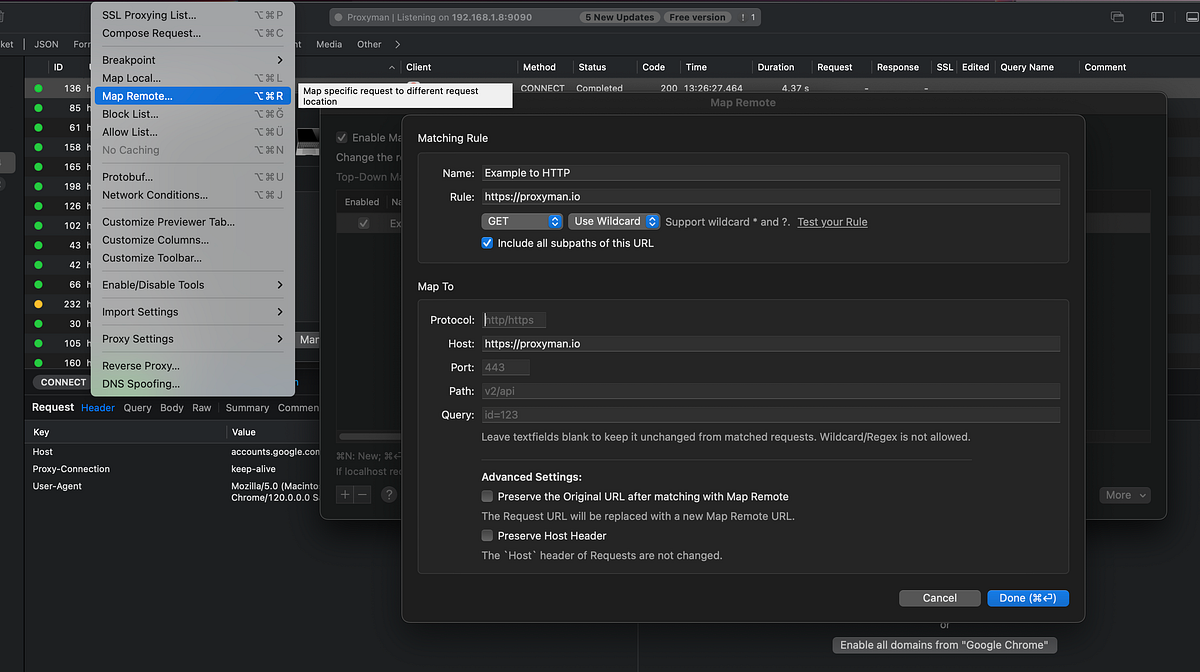 How to Map Remote with Proxyman ? | by Kumsal Turgut | Medium