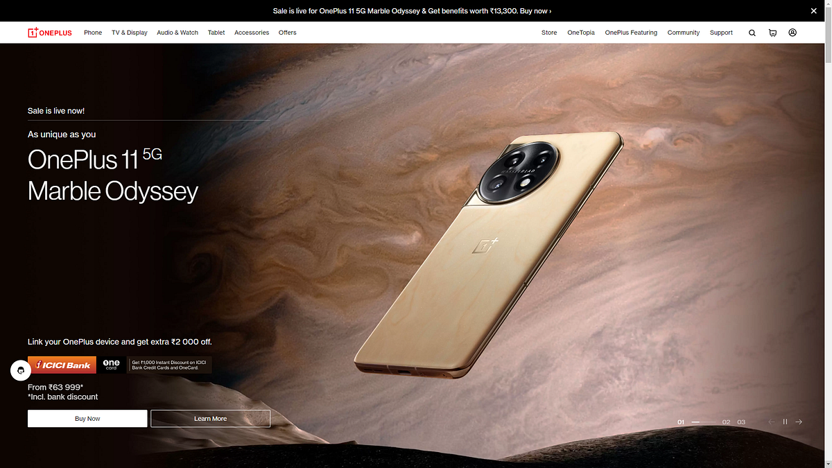 Replicating the OnePlus Landing Page: A Journey as a Full Stack Development Intern | by Kavya ...