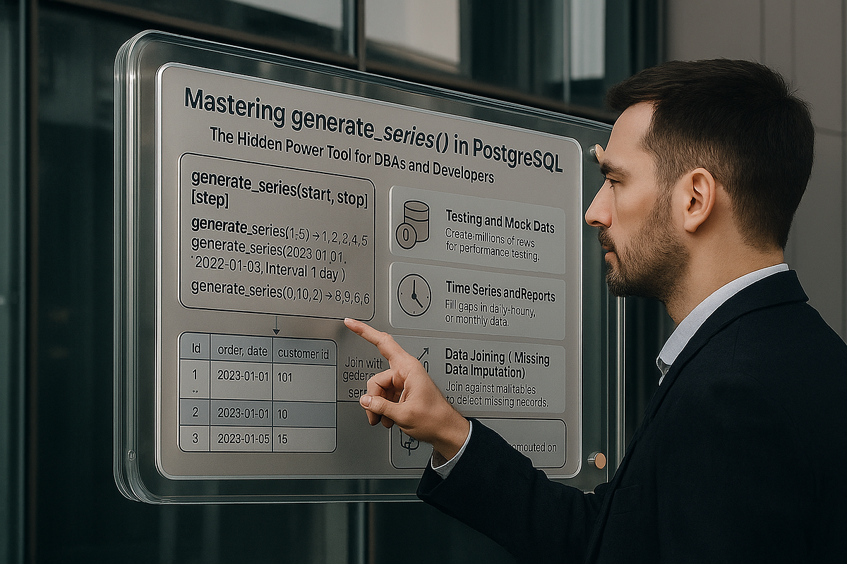 Mastering generate_series() in PostgreSQL: The Hidden Power Tool for ...