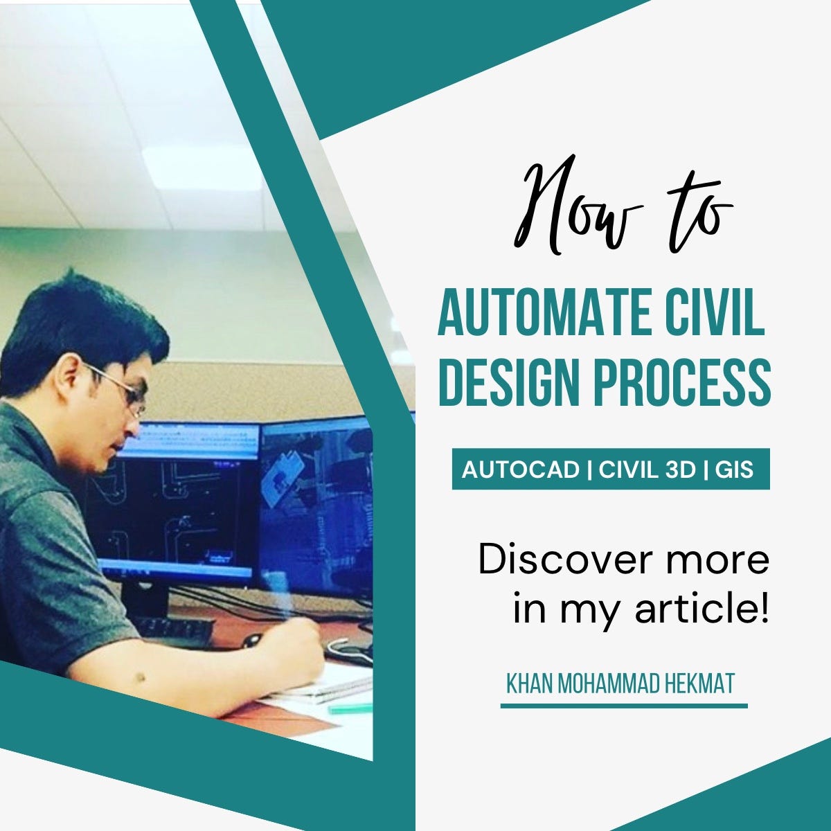 Automating civil design processes involves several steps: | by Khan Mohammad Hekmat | Sep, 2023 ...