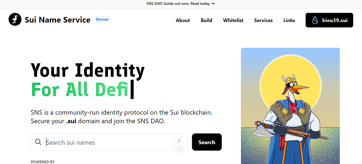 Sui Name Service ($SNS) - Nguyenquanghieu - Medium