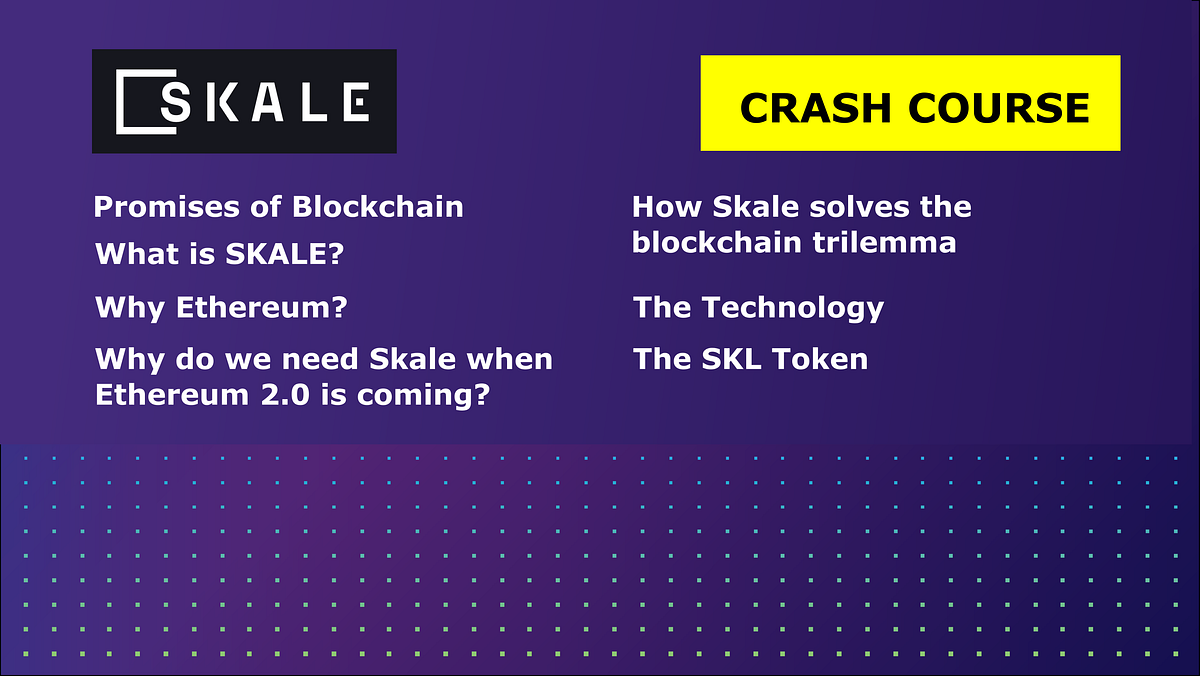 SKALE Crash Course. Before looking to what Skale Network is… | by ...