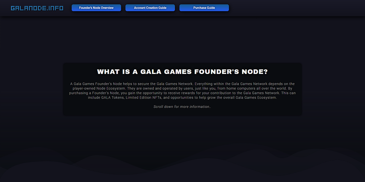 What is a Gala Games Founder’s Node? | by GalaNode.Info | Medium