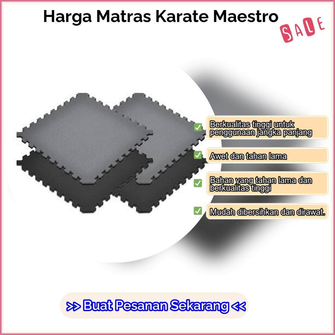 Harga Matras Karate Maestro - Harga Matras Taekwondo - Medium