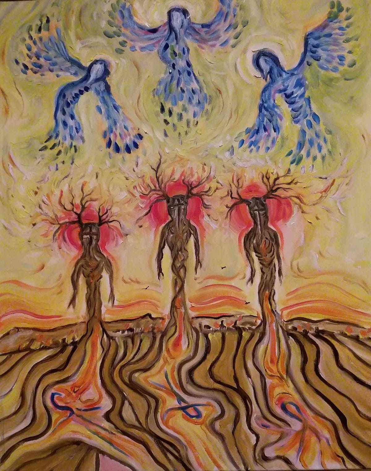 In tomorrows soil.. This poem and painting are both made on… | by Sondre Sheldon | Medium