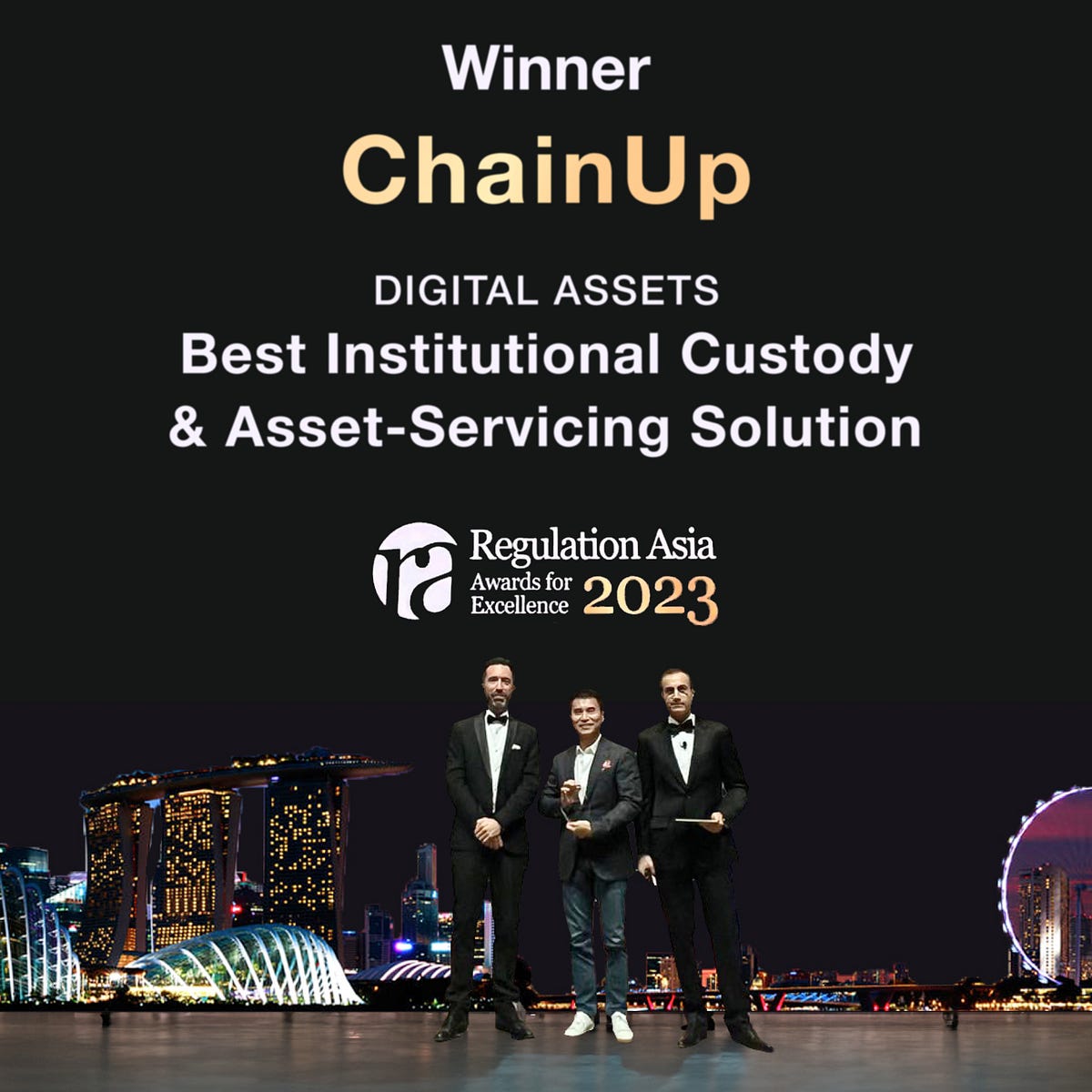ChainUp Earns Prestigious “Best Institutional Custody & Asset-Service” Recognition at the 2023 ...