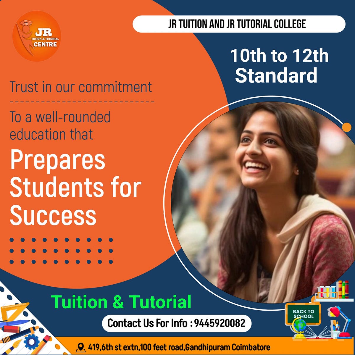 Tutorial college in Coimbatore | by JR Tuition & JR Tutorial college ...