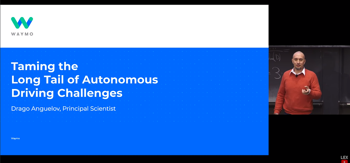 [ Archived Post ] Drago Anguelov (Waymo) — MIT Self-Driving Cars | by Jae Duk Seo | Medium