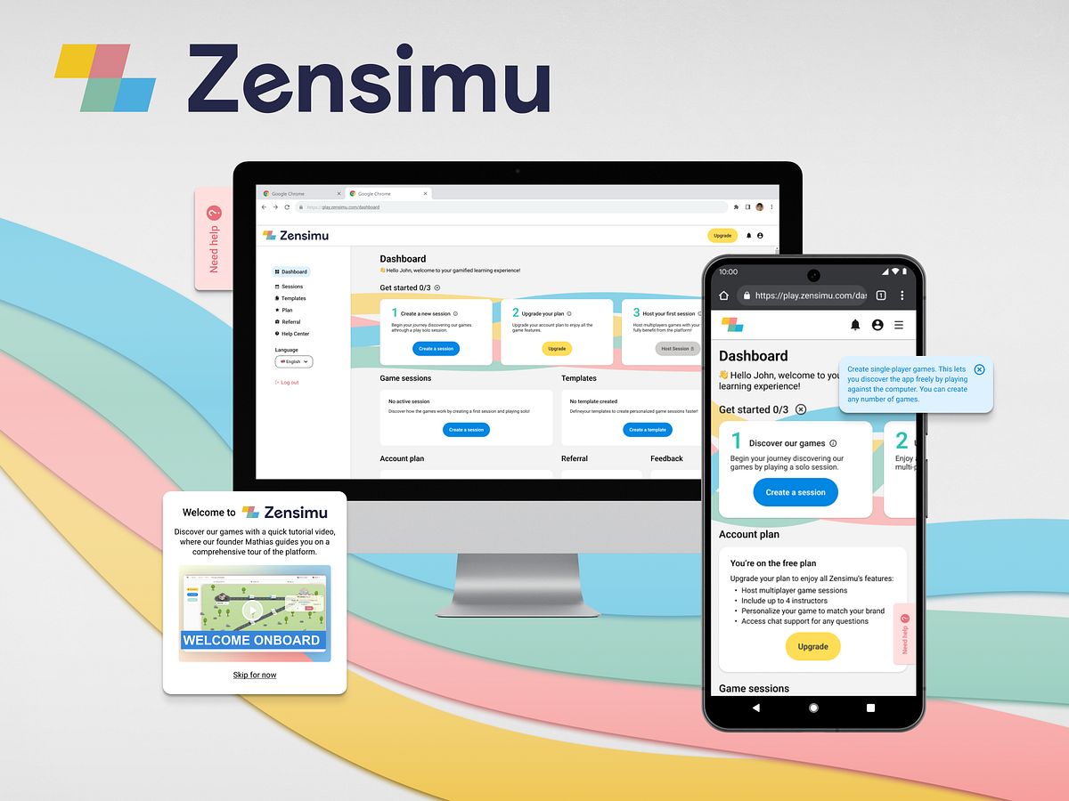 User onboarding made easy: Enhancing UX for Zensimu’s Educational Games. | by Elvira.Infante ...