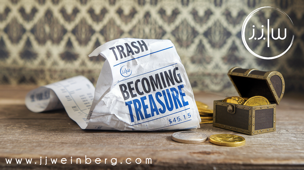 Trash: Becoming Treasure & Receipts We Leave Behind | by J.J. Weinberg ...