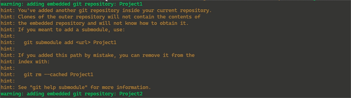 How I Fixed the “Embedded Git Repository” Warning in My Project | by Vishnuravichandran | Medium