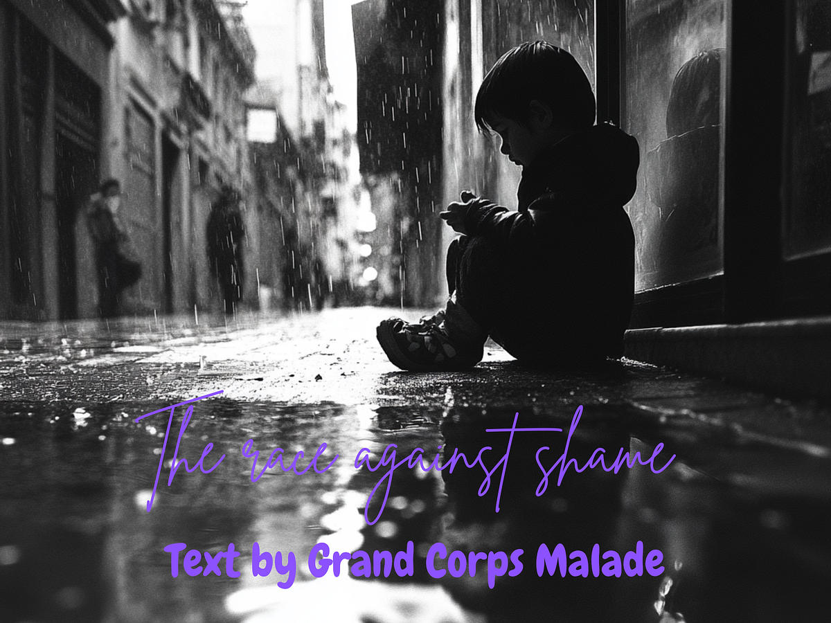 The race against shame. This text was written by Grand Corps… | by ...