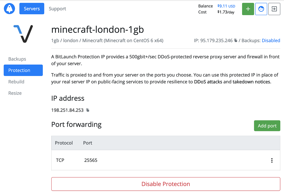 How to Set Up Bitcoin Minecraft DDoS Protection | by BitLaunch | Medium