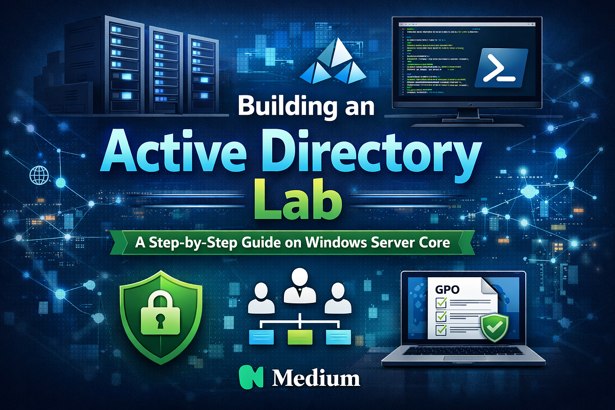 Building an Active Directory Lab on Windows Server Core: A Step-by-Step ...