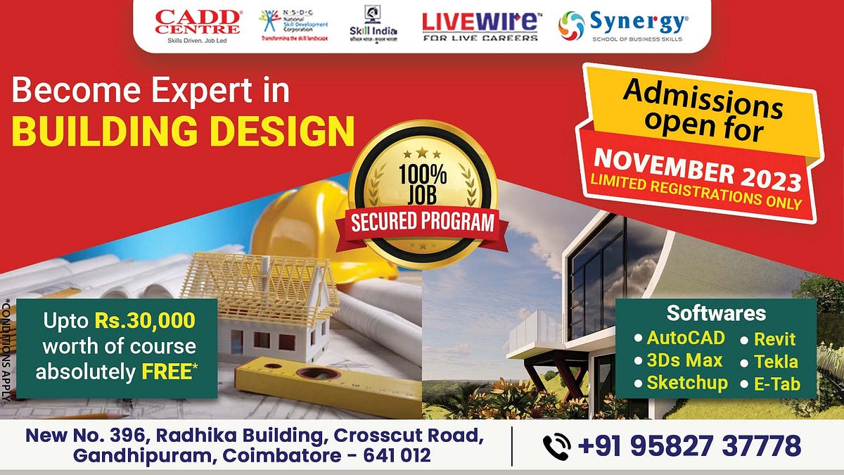 Expert In Building Design - Cadd centre Coimbatore - Medium