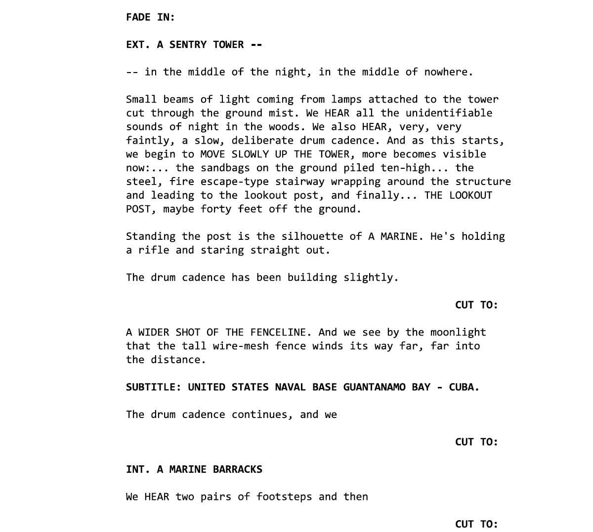 Page One: “A Few Good Men” (1992) - Go Into The Story