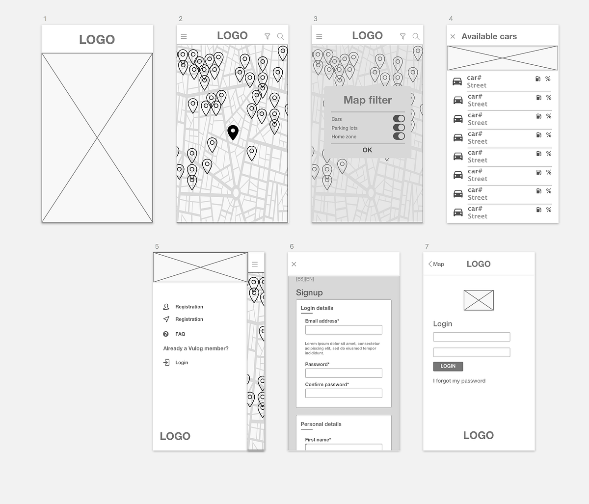 WIREFRAMING CHALLENGE. Ironhack Exercise | by Juan Galán | Medium