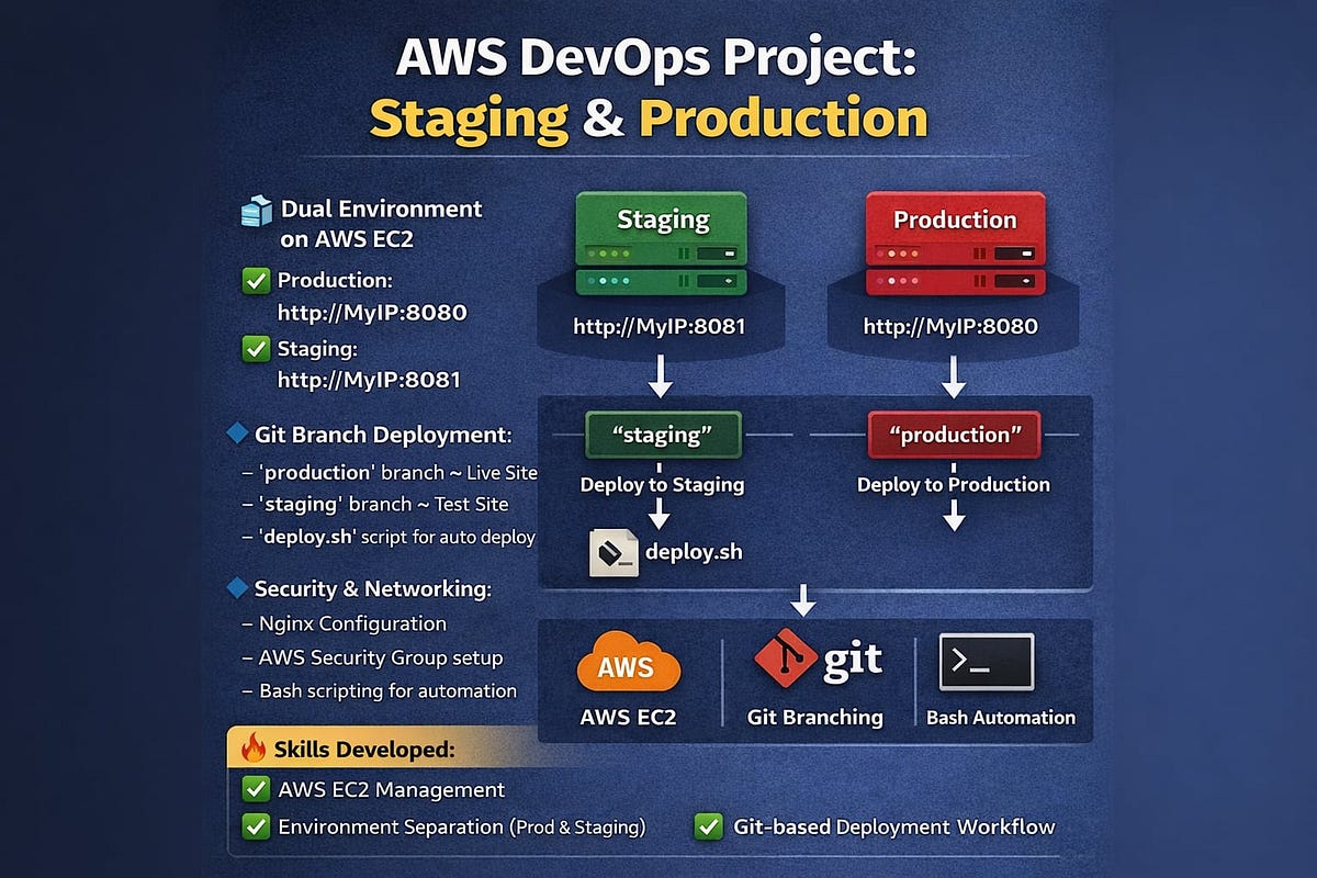 🚀 Just completed a hands-on DevOps project on AWS! | by MD M U. | Medium