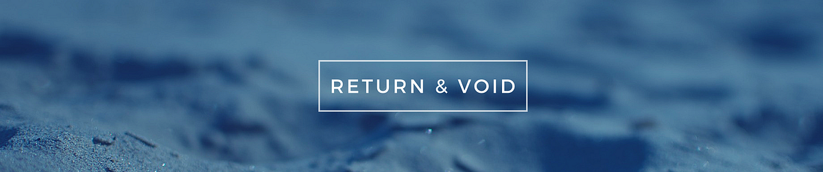 Swift: Return & Void. Simple Swift trick for executing code… | by Chris ...