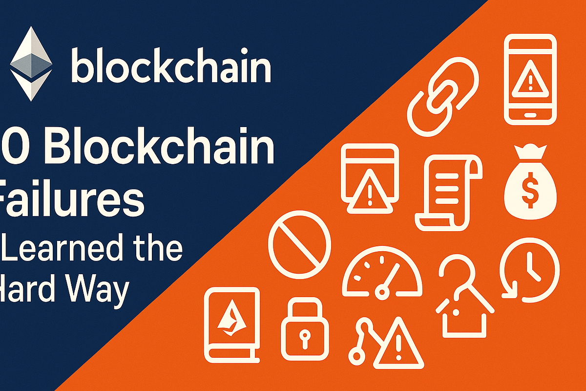 10 Blockchain Failures I Learned the Hard Way | by Bhagya Rana | Sep, 2025 | Medium