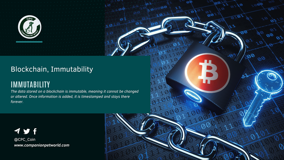 Blockchain, Immutability. The data stored on a blockchain is… | by ...
