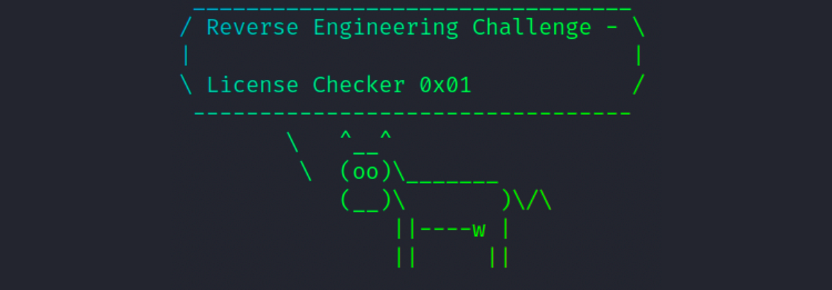 Reverse Engineering Challenge — License Checker 0x01 | by Timo | Medium