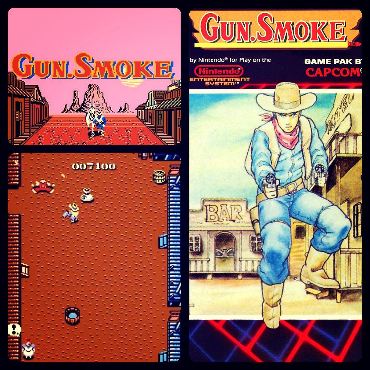 Gun.Smoke 1988/NES/Capcom - Gun.Smoke | by Retroconsole.xyz | Medium