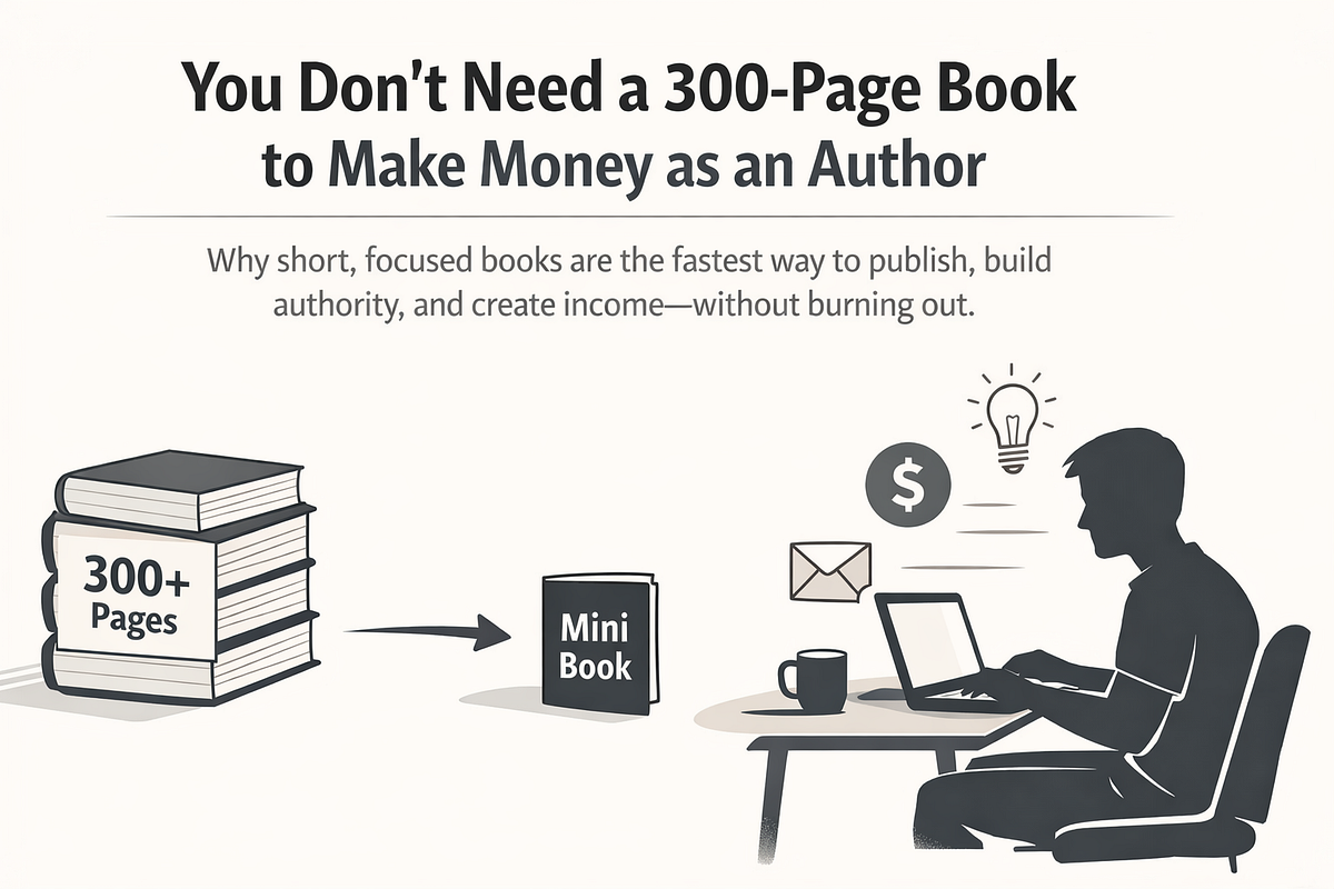 You Don’t Need a 300-Page Book to Make Money as an Author | by J.R ...