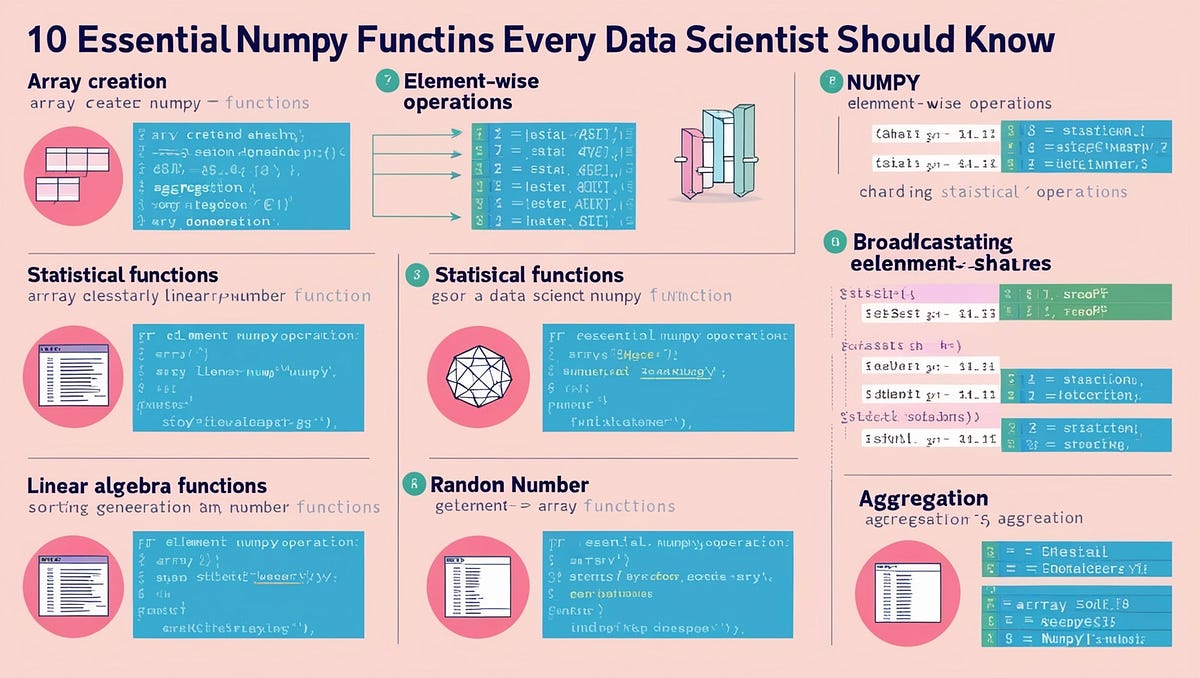 10 Essential NumPy Functions Every Data Scientist Should Know | by Tech Fest | Data Engineer Things