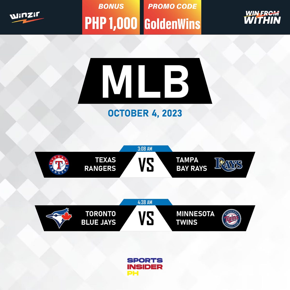 Major League Baseball Matches | October 4, 2023 | by sportsinsiderph ...