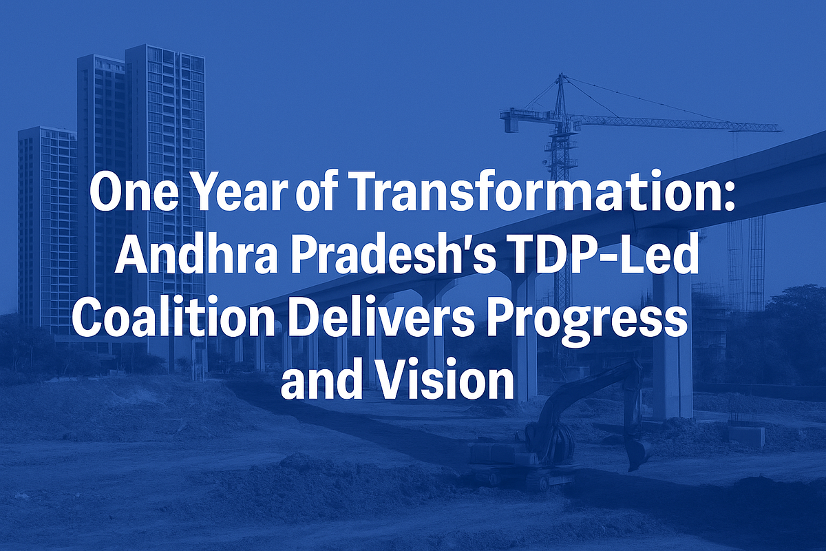 One Year of Transformation: Andhra Pradesh’s TDP-Led Coalition Delivers ...