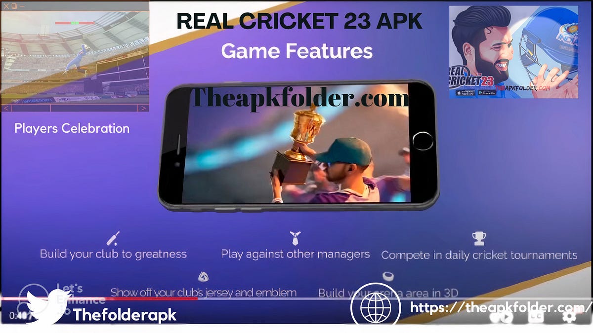 Real Cricket 23 MOD APK Download with Latest Version | by Theapkfolder ...