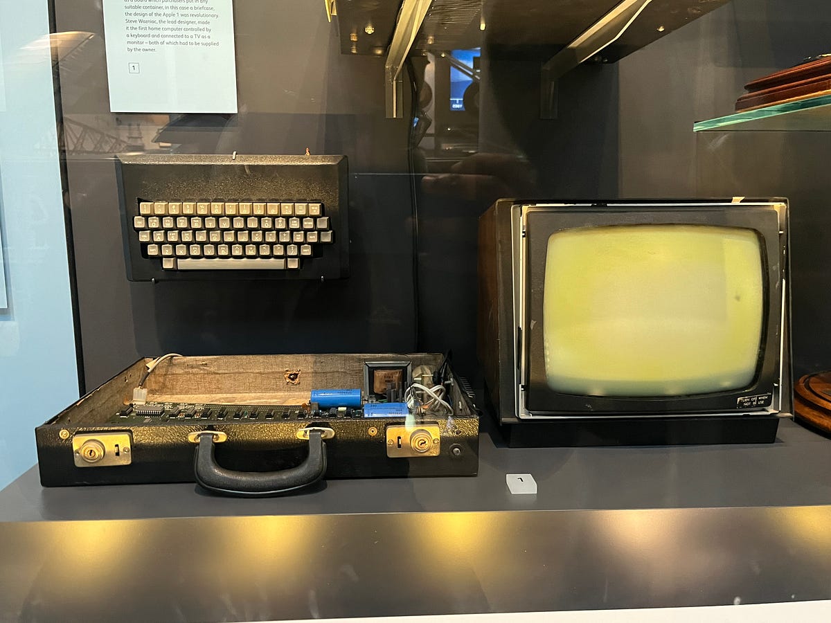 Have you seen the APPLE 1?. Remember, the journey matters more than ...