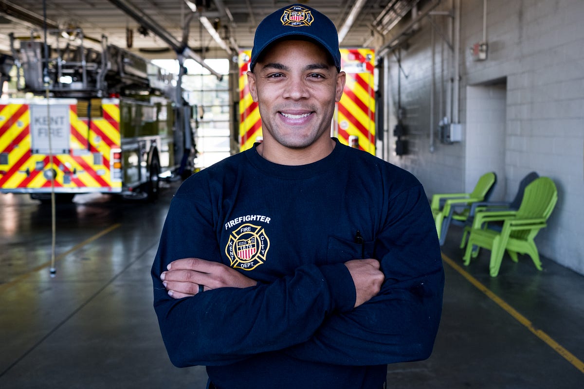 Kent’s newest firefighter has dedicated his life to serving his country ...