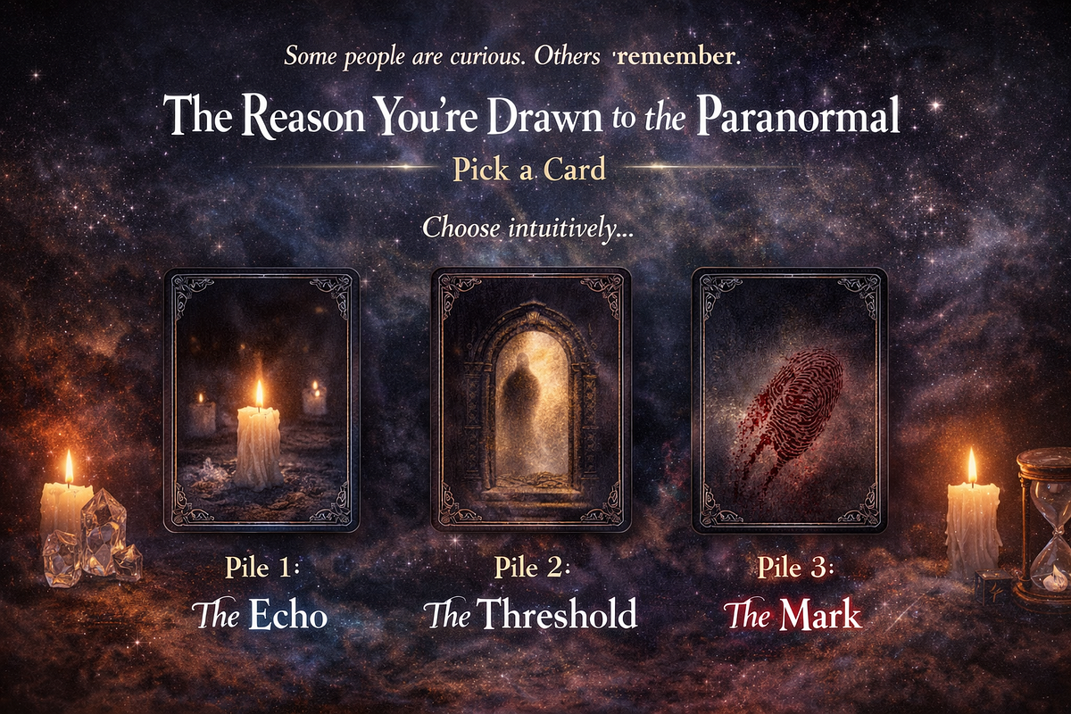 The reason you’re drawn to the Paranormal- Pick a Card. | by Karuna ...