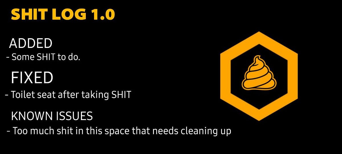 SHIT HIVE : SHIT LOG 1.0 - SHIT HIVE - Medium