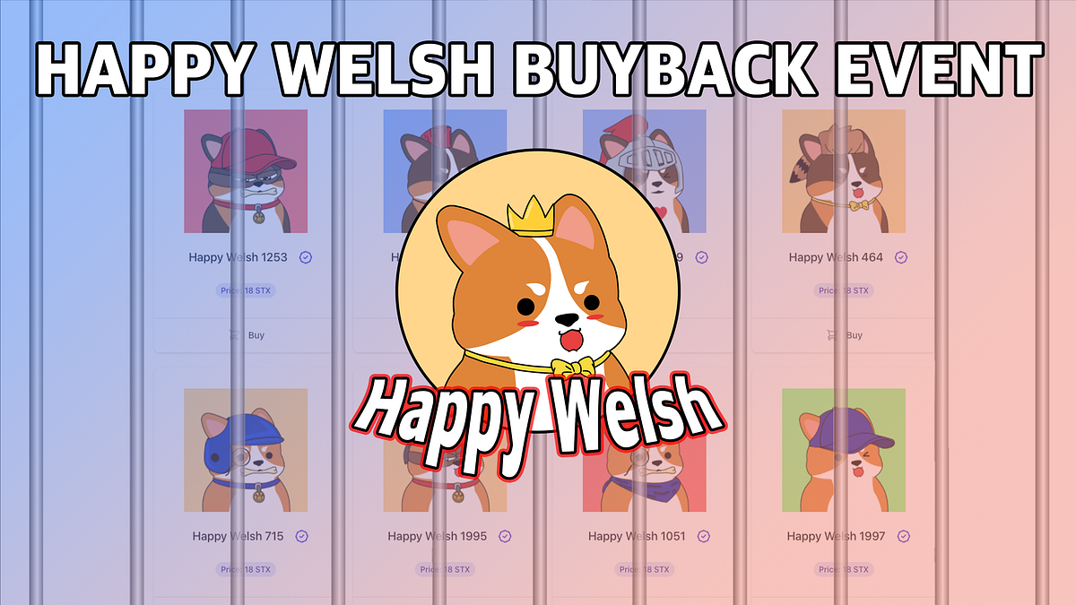 Happy Welsh NFT Buyback Announcement! | by Welshcorgicoin ...