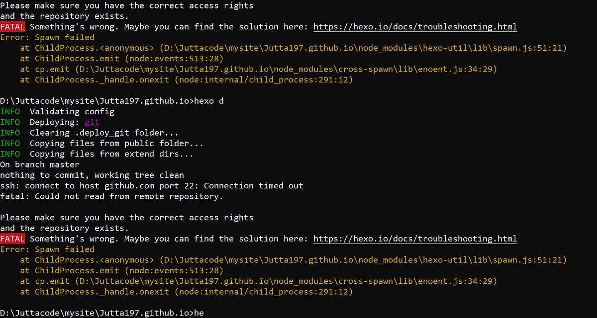 Ssh Connect To Host Port 22 Connection Timed Out Fatal Could Not Read From Remote