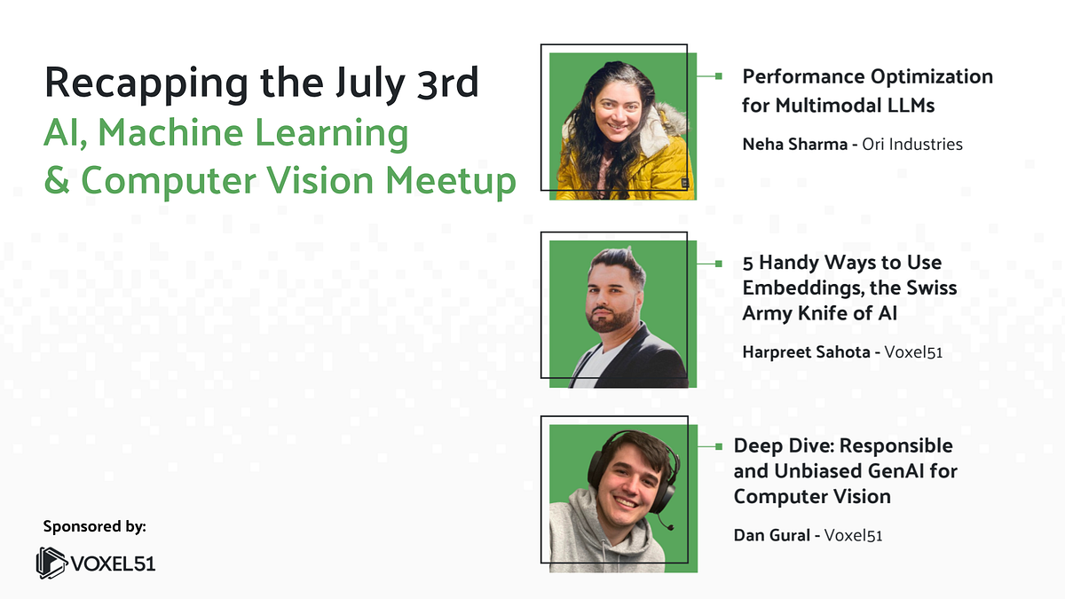 Recapping the AI, Machine Learning and Computer Meetup — July 3, 2024 | by Jimmy Guerrero ...