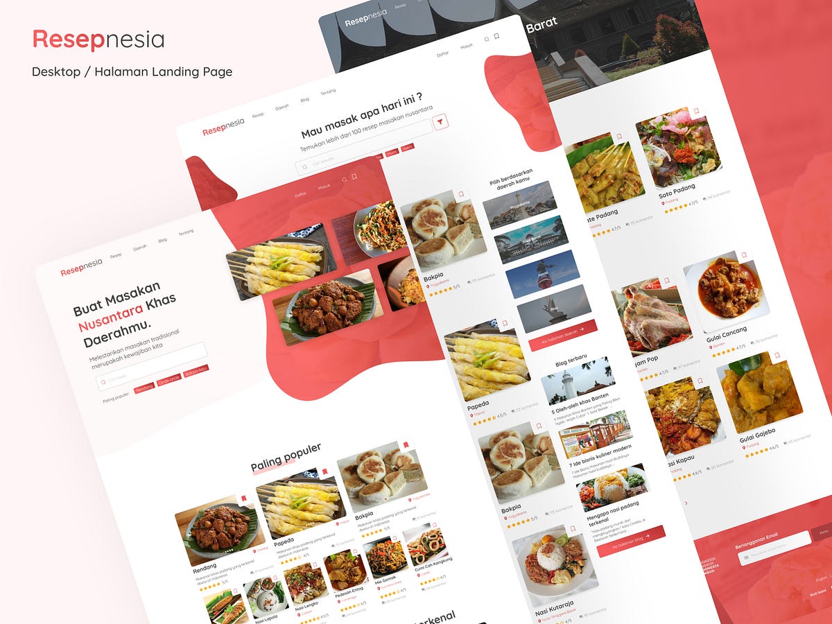 UX Case Study : Web Application Resep Kuliner Indonesia (Resepnesia ...