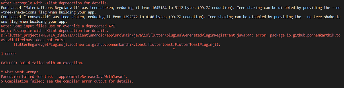 (ISSUE) flutterEngine.getPlugins().add(new io.github.ponnamkarthik.toast.fluttertoast ...