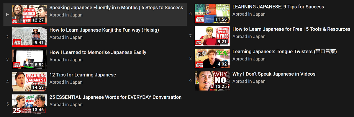 YouTube Channels That Guided Me In Learning Japanese | by Tejash Datta ...