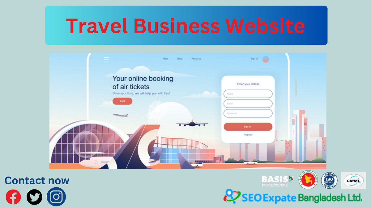 Travel Business Website - Honey Nurjahan - Medium