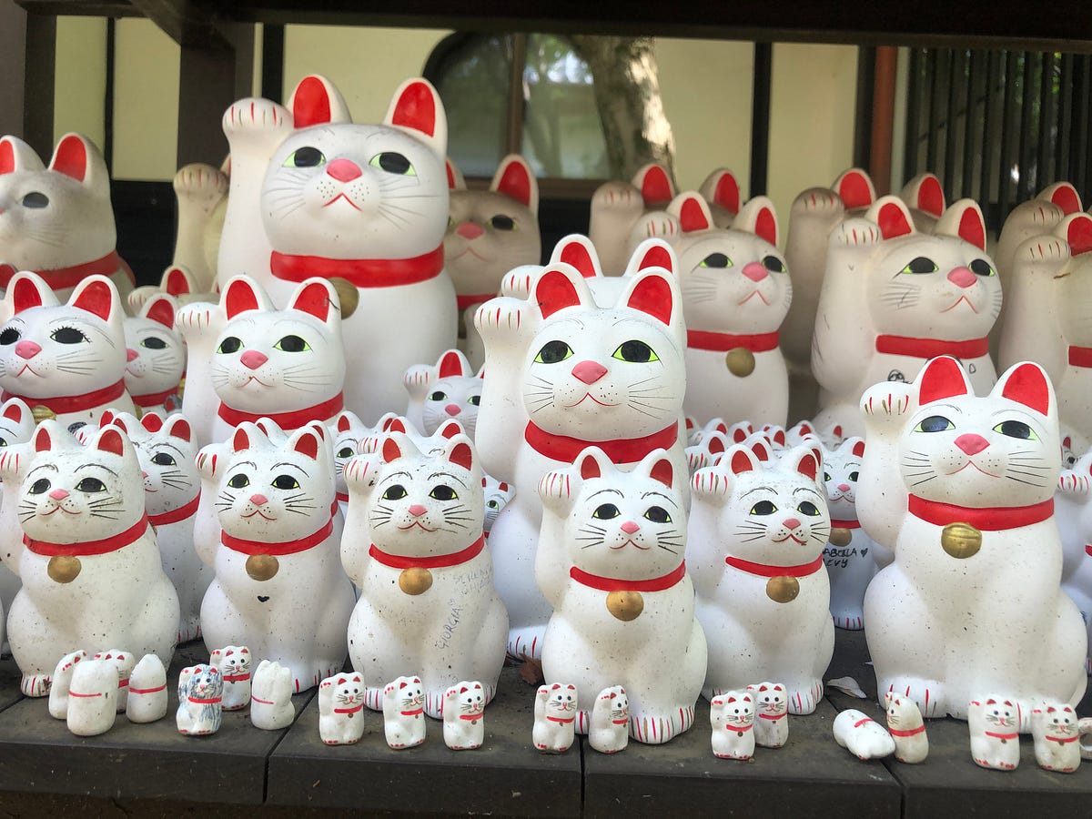 A Must-See for Cat Lovers! Gotokuji Temple in Setagaya, Japan, a temple ...