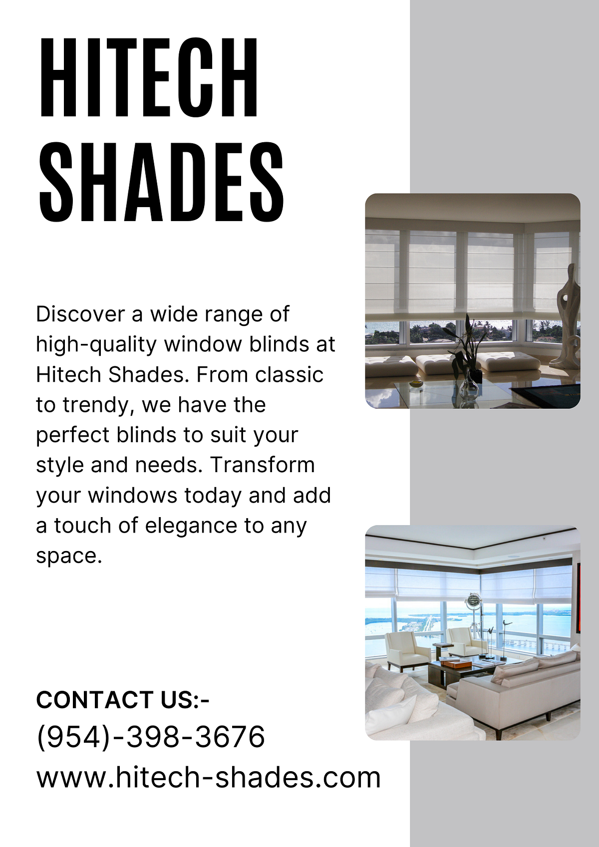 From Modern to Traditional: Finding Your Aesthetic with Hitech Shades’ Blind Collection ...