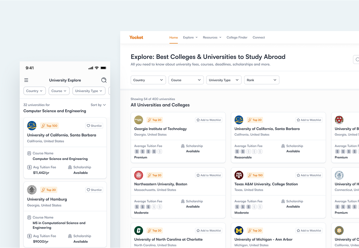 Improving the first time user experience on Yocket: A Case Study | by ...