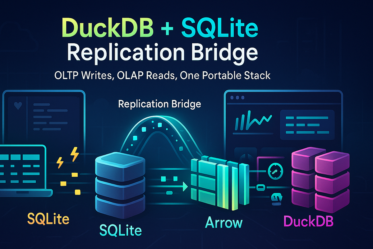 DuckDB + SQLite Replication Bridge: OLTP Writes, OLAP Reads, One ...