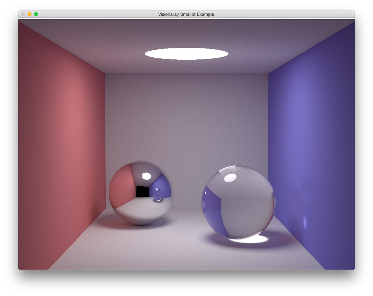 Porting Smallpt with Visionaray. Smallpt is a path tracing renderer ...