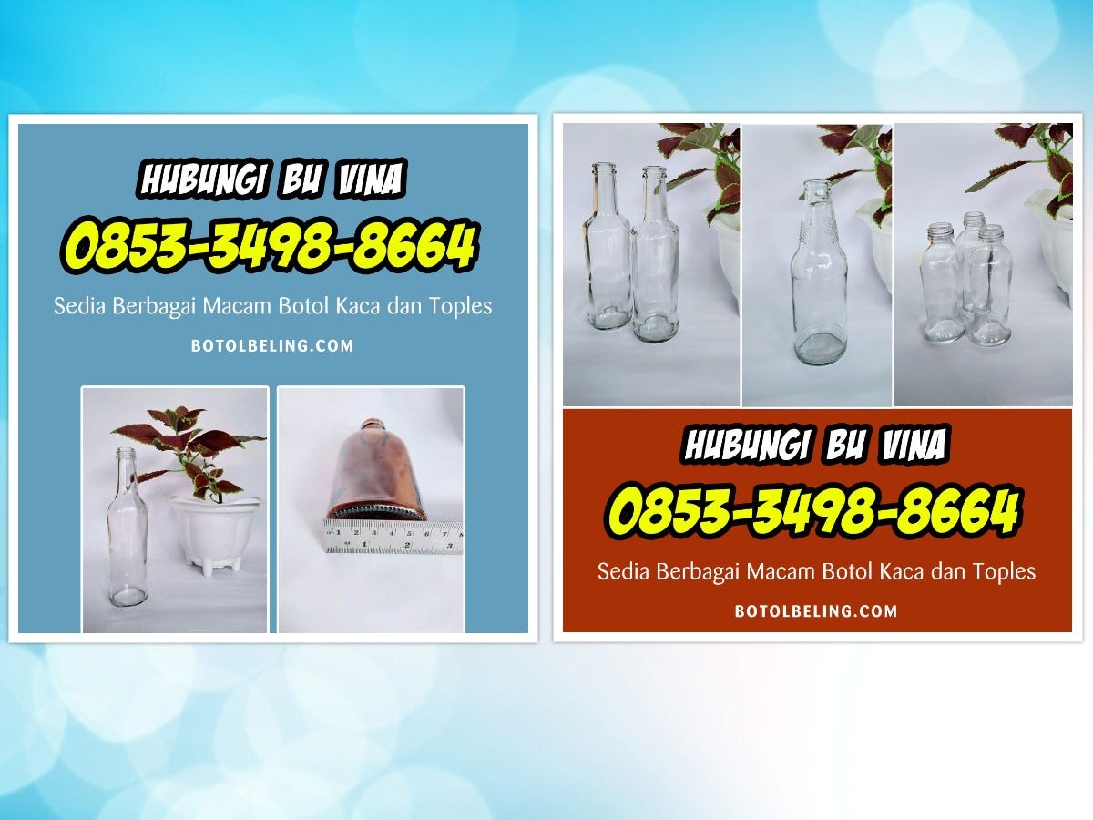 GUDANG 085334988664 Botol Kaca Panjang | by Botolkacaliterbekas | Medium